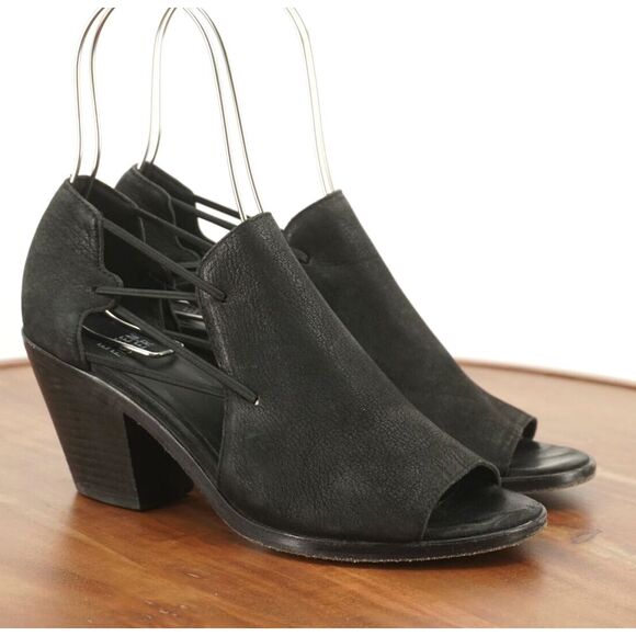 Eileen Fisher | Shoes | Eileen Fisher Womens Nikki Booties Peep Toe ...